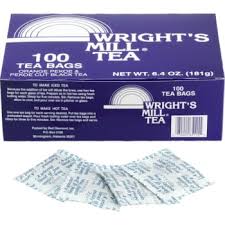 Wright's Mill Tea - Individually Wrapped 1000/cs – Kleen Bee